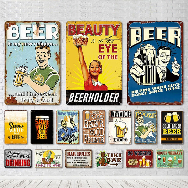 “Cold Lager Beer” Signs Vintage Metal Tin Signs Posters Bar Pub Man ... “Cold Lager Beer” Signs Vintage Metal Tin Signs Posters Bar Pub Man ...