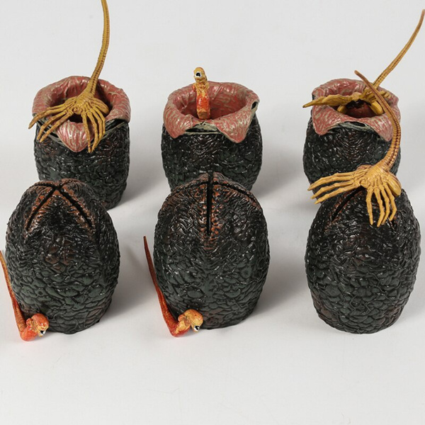 NEW 6pcs/set Alien Covenant Alien Eggs Facehugger Chestburster Movie ...