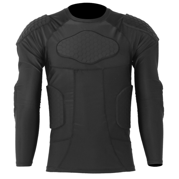Thicken Anti-Collision Chest Guard Protection Long-Sleeved Sport Suit ...