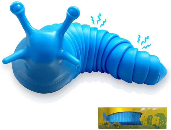 Fidget Slug Articulating Stim Toy - 3D Printed Articulated Sticky ...