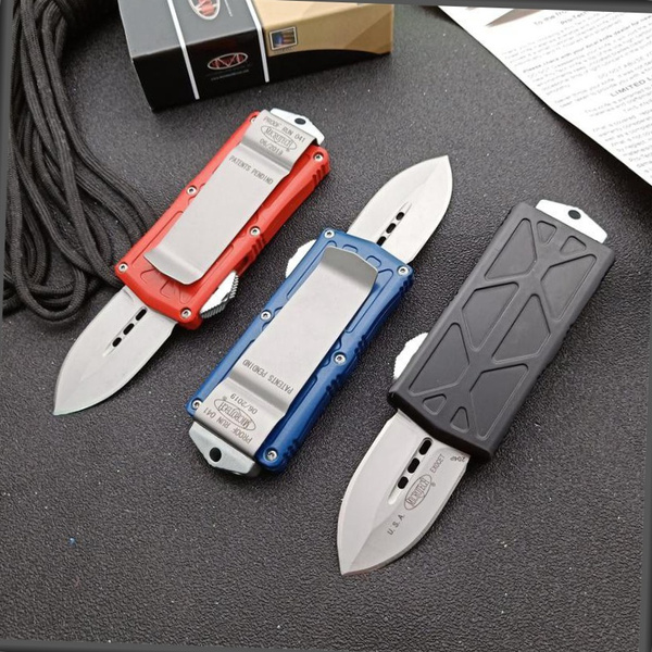 automatic Switchblade straight outTactical knife Safety Cutting tool ...
