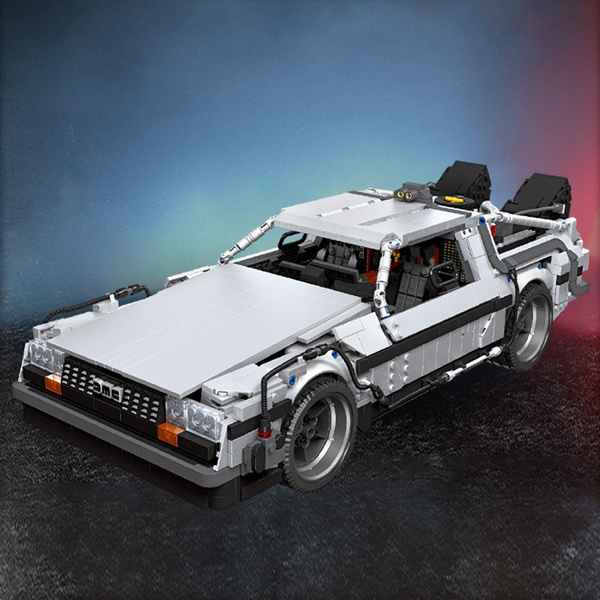 New 2716Pcs MOC Building Blocks Movie Back to The Future Model Machine ...