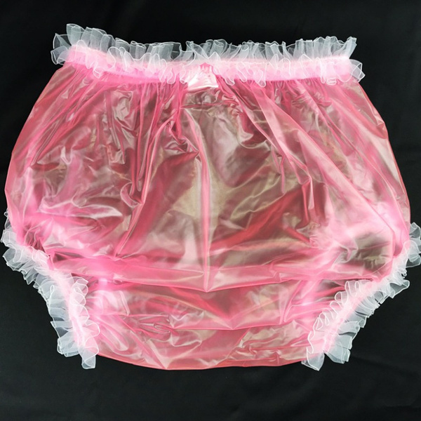 Plastic Lovers ABDL PVC Plastic Pants Reusable Diaper Cover Plastic ...