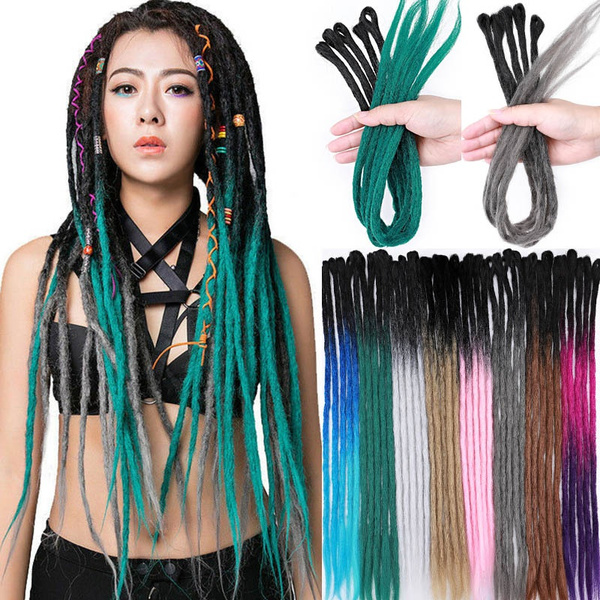 20/24inch 5strands/Pack Beautiful Dreadlocks Extensions Long Dreadlock ...