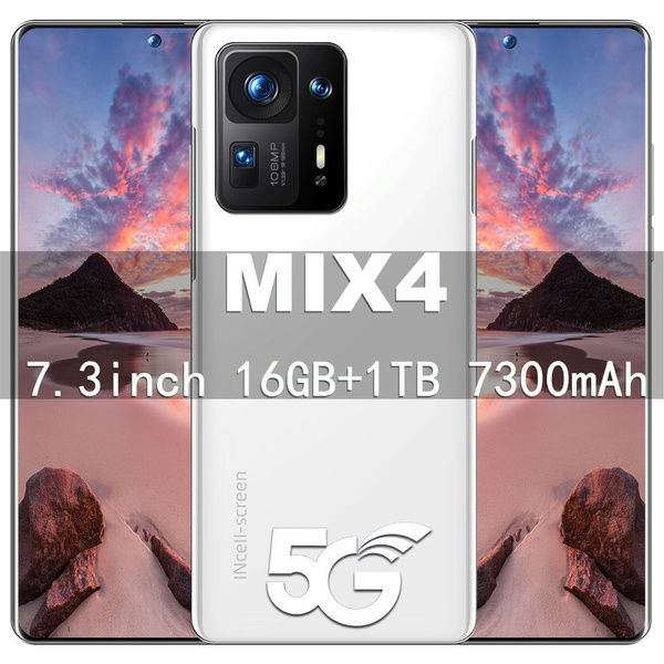 2022 Global Version MIX4 16GB+1TB 7.3 inch 4k HD 48MP+72MP 7300mAh Long Life Battery with Dual ...