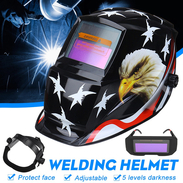 NEW Solar True Color Protection Auto Darkening Welding Helmet Chameleon ...