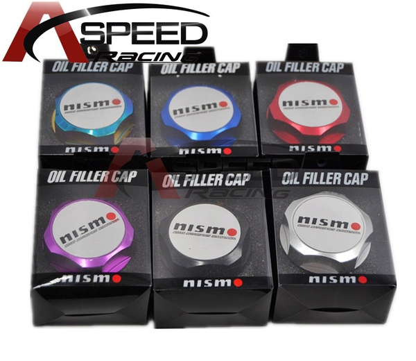 Nismo Aluminum Engine Oil Tank Cap Fuel Filler Tank Covers for Nissan ...