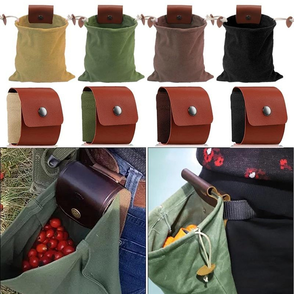 Foraging Bag Outdoor Fruit Picking Pouch Portable Collapsible Berry ...