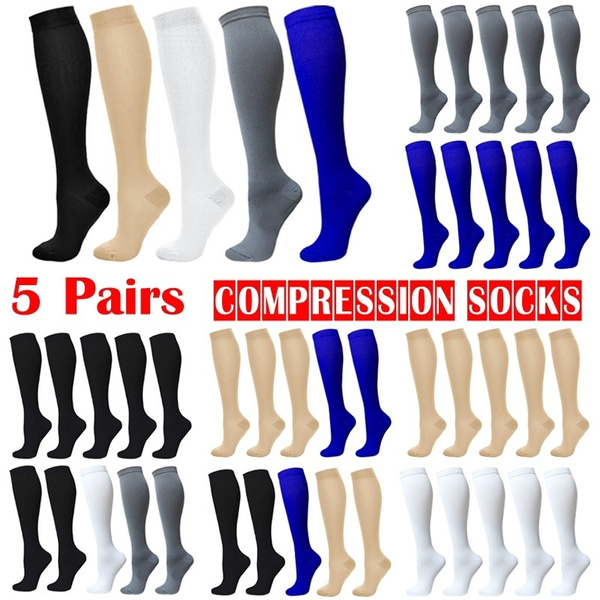1-5 Pairs of Elastic Stockings Over The Knee for Women/men Are ...