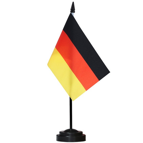 ANLEY Germany Deluxe Desk Flag Set - 6 x 4 Inch Miniature German ...