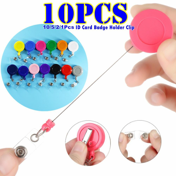 10/5/2/1 Pcs New Creative 360 Rotation Retractable Badge Reel Nurse ...