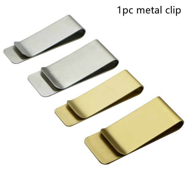 1pc Metal Paper Clip For Notebook Bookmark Tool Stainless Steel And ...