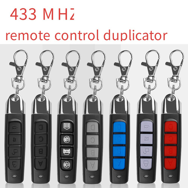 ABCD 4 Keys Keychain 433Mhz Wireless Remote Control Receiver Module RF ...