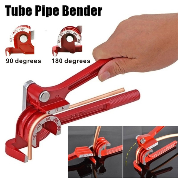 90/180 Degree Heavy Duty Tube Tubing Bender Pipe Curving Pliers Manual Pipe Bender Copper Pipe ...