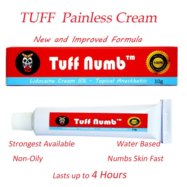 5/2/1pcs Tuff Numb Lidocaine Skin Cream Waxing Tattooing Piercing Derma ...