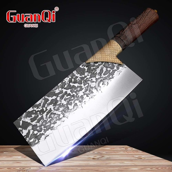 Full Tang Forged Handmade Professional Kitchen Chef Knife Forge Steel ...