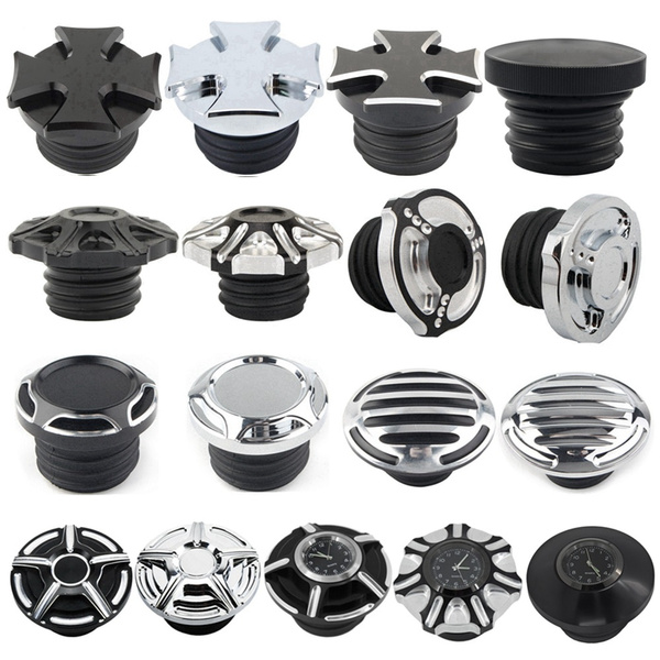 Motorcycle Universal Edge Cut Clockwise Fuel Gas Tank Decorative Oil ...