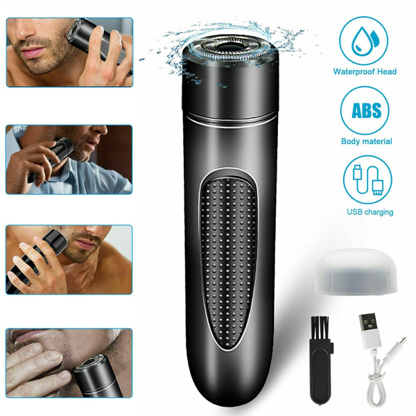 Mini Men's Electric Shaver USB Rechargeable Razor Beard Trimmer Face ...
