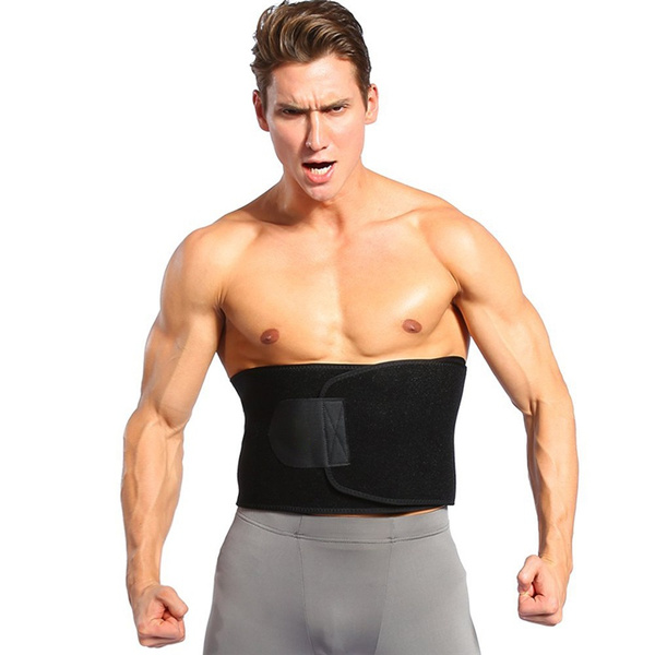 Waist Trimmer, Adjustable Neoprene Ab Trainer Belt For Back Support ...