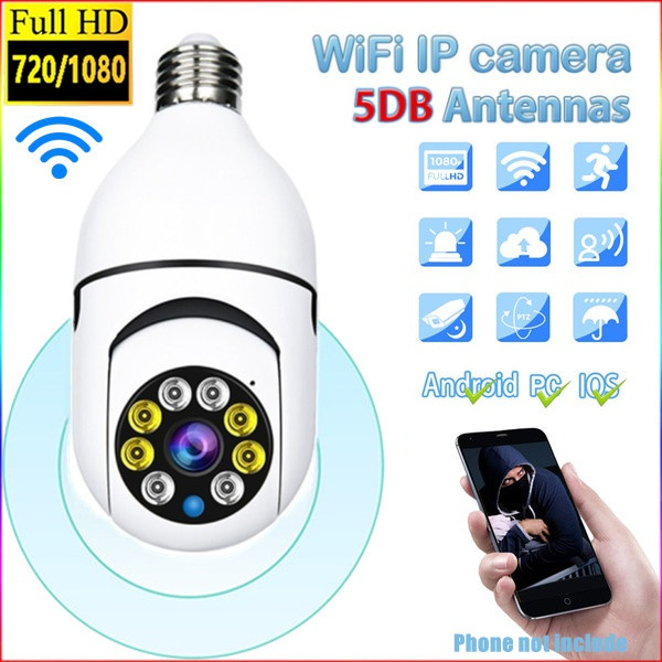 [Built-in 5DB Antennas]HD 1080P/720P IP Security Surveillance Cam 360 ...