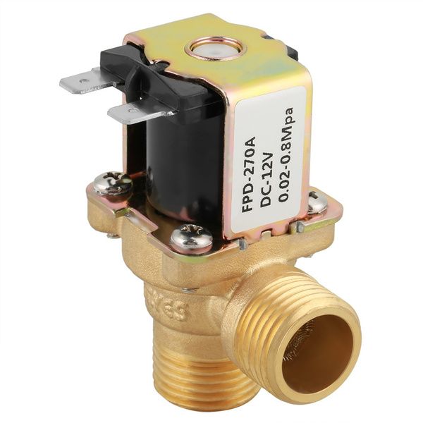 Electric Solenoid Valve, Automatic N/C Water Inlet Valve for Water ...