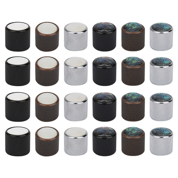 Electric Bass Knob, Metal Bass Knob, Dome Guitar Knobs Electric Bass ...