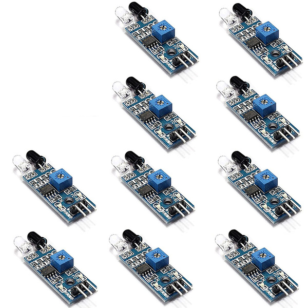 10/20PCS Obstacle Avoidance Sensor Module with IR Transmitting ...