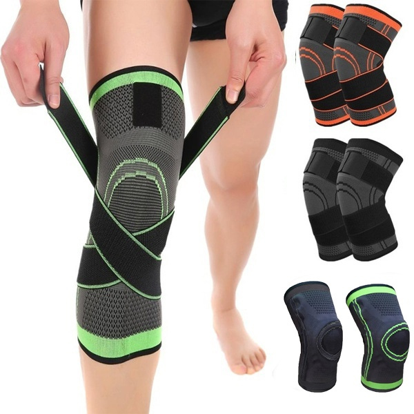 1 Pc Knee Support Brace Strap Compression Sleeve Sports Protector ...