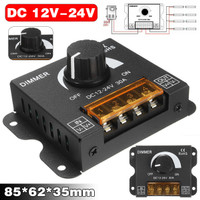 DC 12V/24V 30A Led Switch Dimmer Controller For Led Strip Single Black ...
