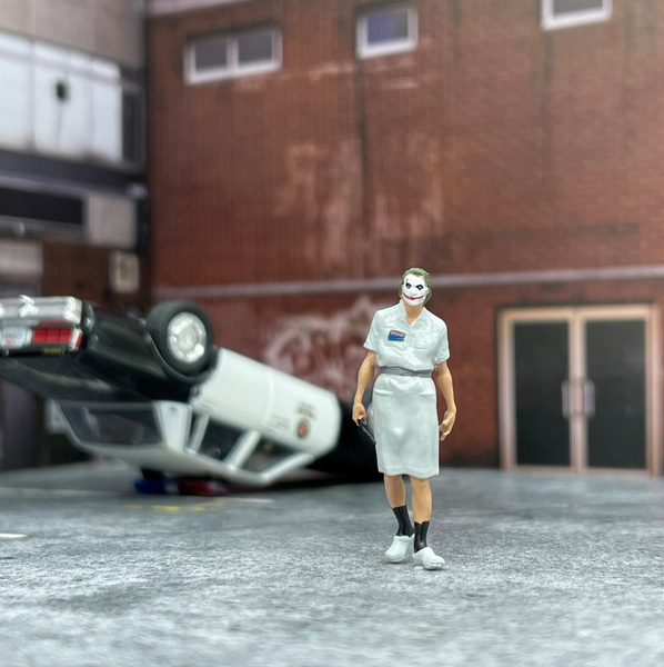1/64 Scale Model Nurse Joker Blast Cast Alloy Car Static Figures ...