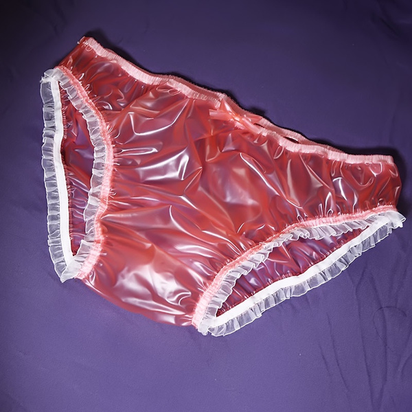 Plastic Lovers PVC Briefs Waterproof Underwear Reusable ABDL Adult Size ...