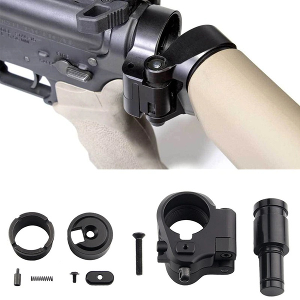 Tactical AR Folding Stock Adapter Airsoft Hunting Accessory For M16/M4 ...