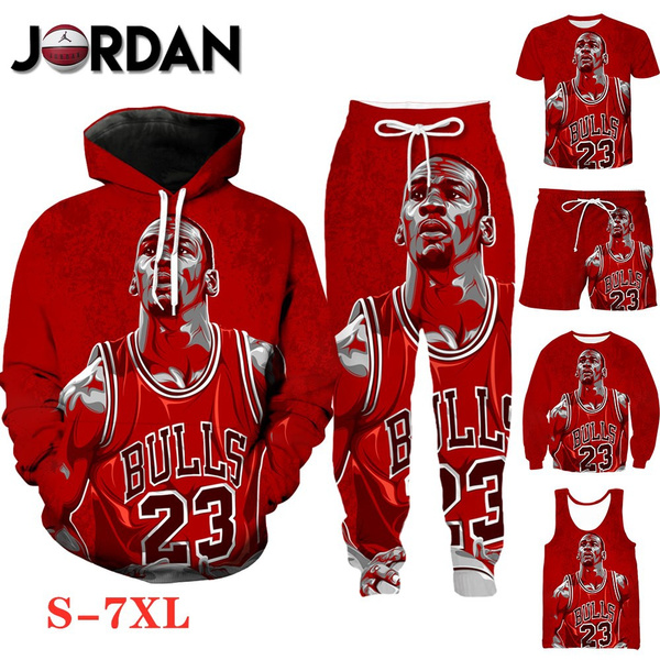 Plus Size Basketball Legend Superstar Michael Jordan 3D Print Causal ...