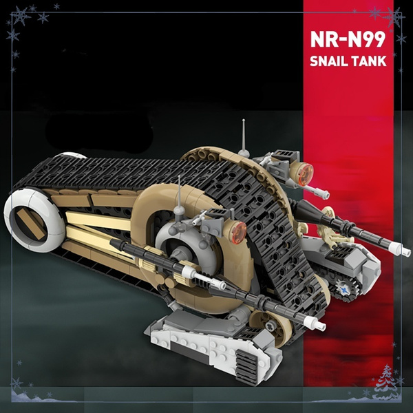 Snail Tank Building Blocks Kit Space Wars Treaded Ground Assault ...