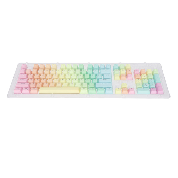 104Pcs Custom Keycaps Translucent Fadeless Gradient Color Ergonomic ...