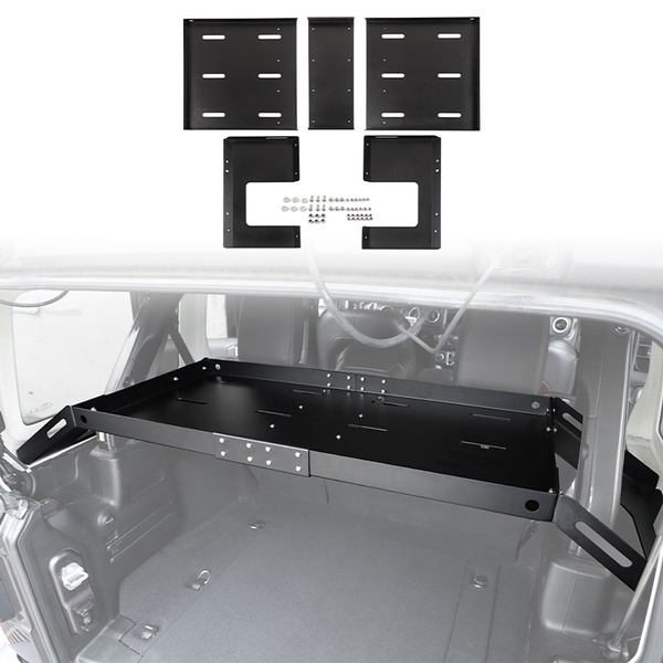 5PCS Rear Cargo Rack Luggage Storage Trunk Shelf for 4-Door 2007-2018 ...