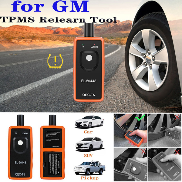 Tpms Relearn Tool Compatible With Gm Chevy Tire Pressure Sensor Reset Activation Tool Oec-T5 For ...