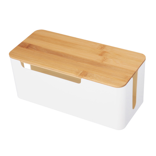 Cable Management Box Stylish Extension Socket Cord Box with Cover for ...