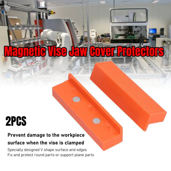 Groove Concave Bench Vise Tool Vice Jaw Pads Multi-groove Design Soft ...