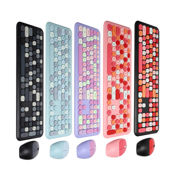 Wireless Keyboard Mouse, High Speed Transmission Keyboard Mouse Set for ...