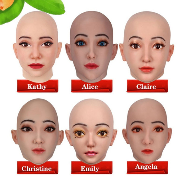 Artificial Human Skin Face Realistic Silicone Breast Forms Crossdresser ...