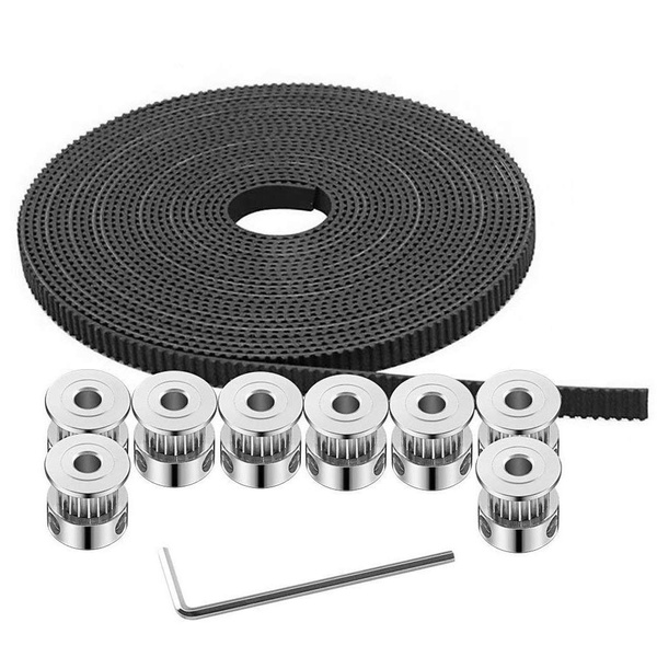 GT2 Timing Belt Pulley 8/10pcs 5mm 20 Teeth Timing Pulley Wheel GT2 5 ...