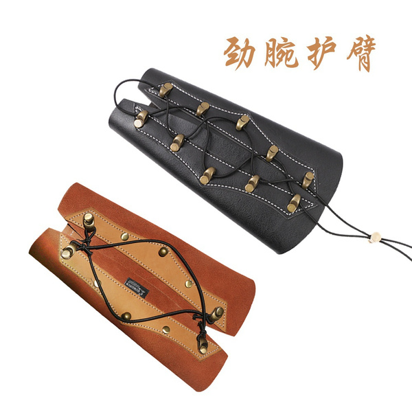 huwairen cross-border strong wrist arm guard PU leather fur fur crazy ...