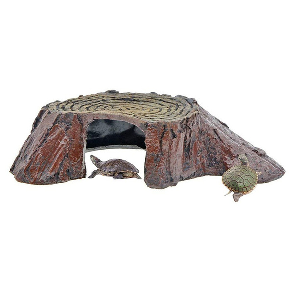 Reptile Shelter Hiding Cave Small Critter Cavern Turtle Basking Ledges ...