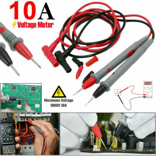High Quality New 10A Digital Multimeter Test Leads Cable Probes For ...