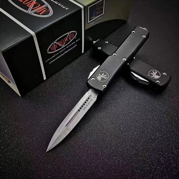 Stiletto Switchblade Spring Assisted Front Out of Knife AUTO OTF Knife ...