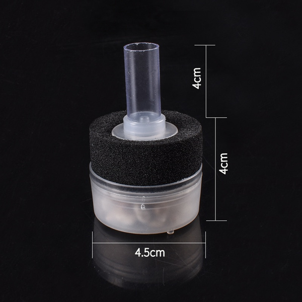 Small Aquarium Filter Fish Tank Shrimp Pond Air Pump Biochemical Sponge ...