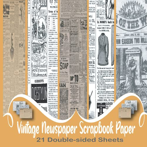 Vintage Newspaper Scrapbook Paper: vintage newspaper scrapbook paper ...