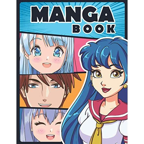 Manga Book Blank Manga Book Create Your Own Manga And Anime Sketchbook 110 Pages Various