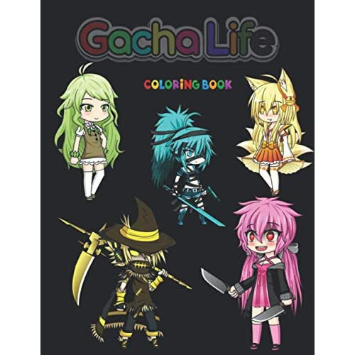 Gacha Life Coloring Book: +50 High Quality Gacha Life Club Colouring ...